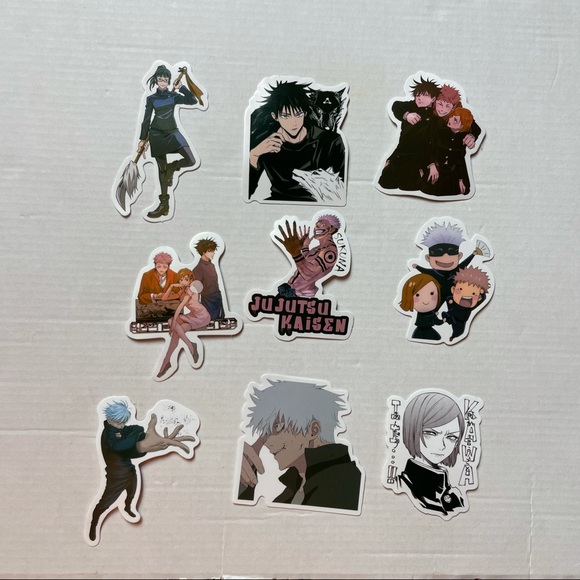Jujutsu Kaisen | Toys | Jujutsu Kaisen Sticker Lot Anime Manga | Poshmark